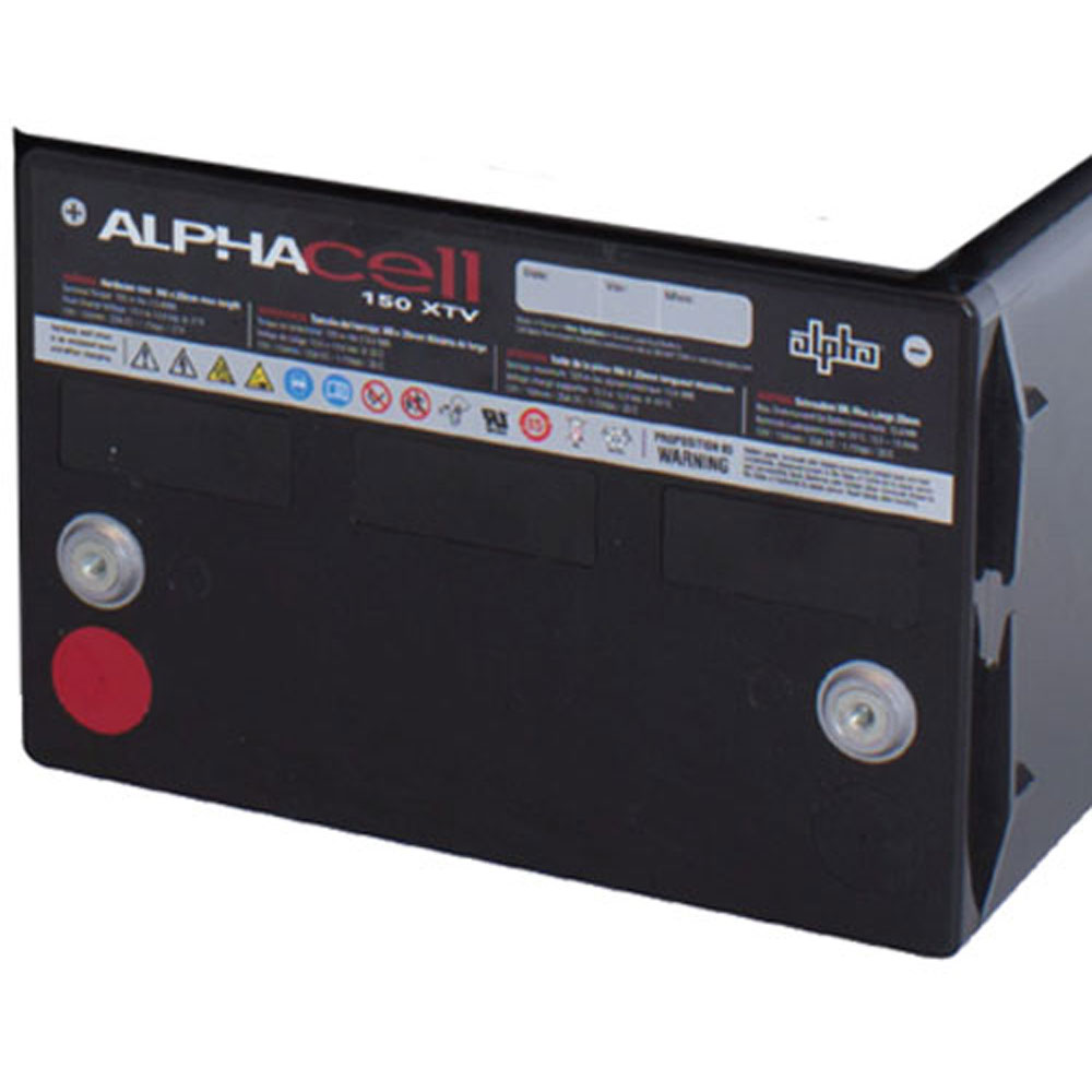 AlphaCell 181-0227 AlphaCell 150XTV 12v 80ah C/20 AGM top terminal